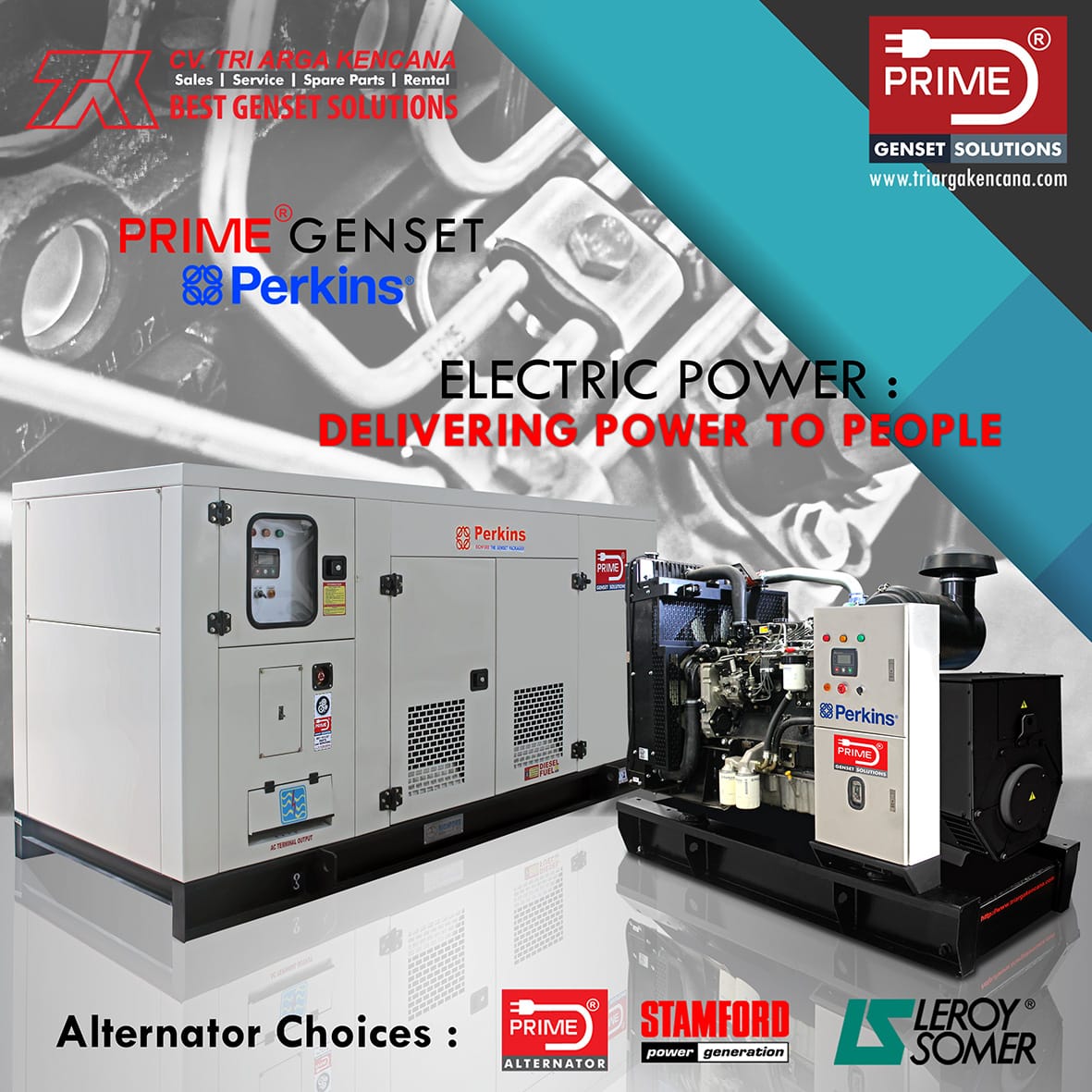 Genset PRIME 200 KVA Archives - TRI ARGA KENCANA