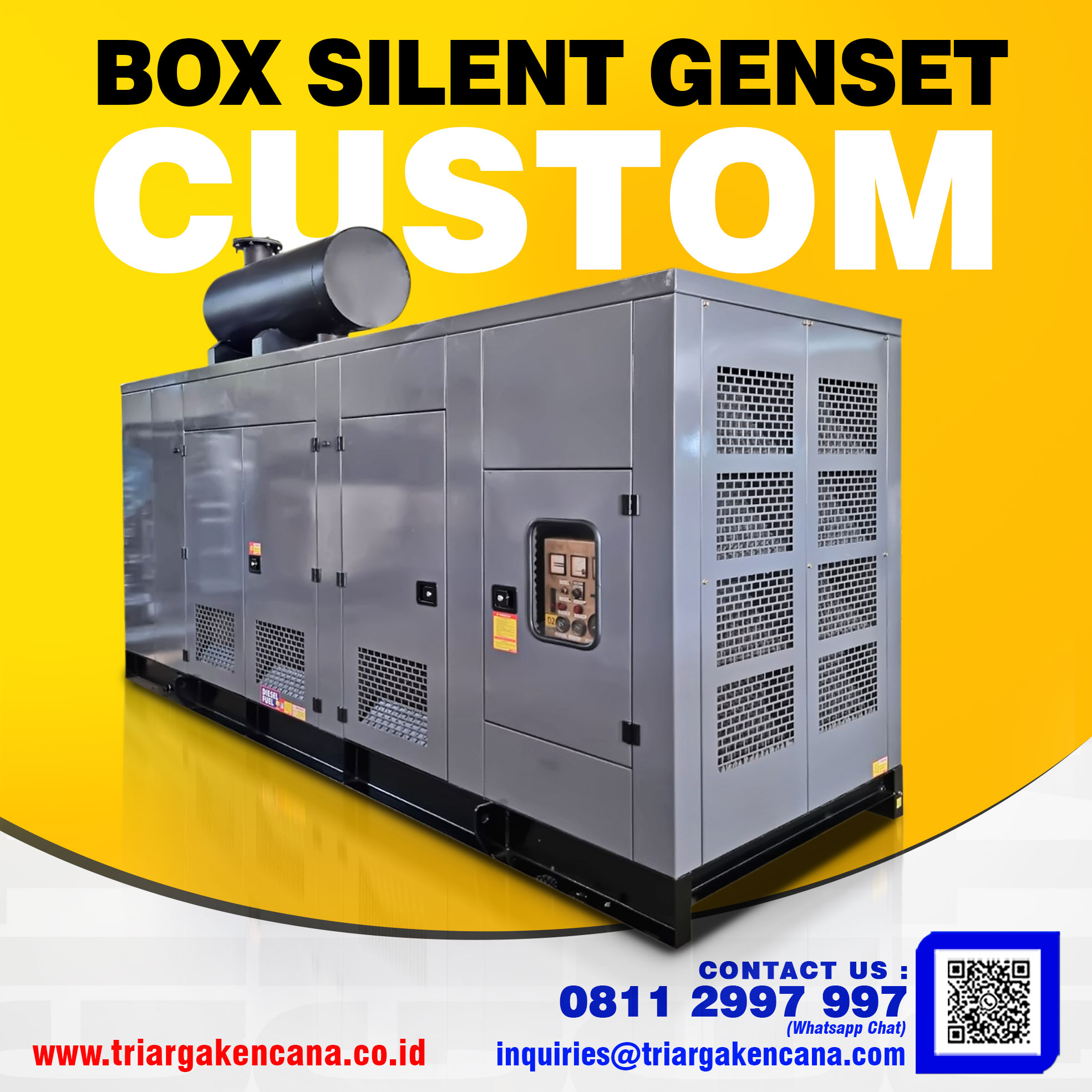 Genset Custom Super Silent - TRI ARGA KENCANA - Genset Custom Super Silent