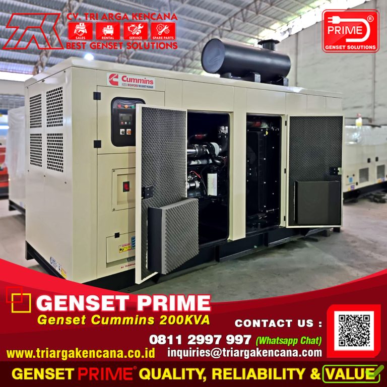 Ready Stock Genset Cummins 200 KVA _ PR200C - TRI ARGA KENCANA - Genset Cummi