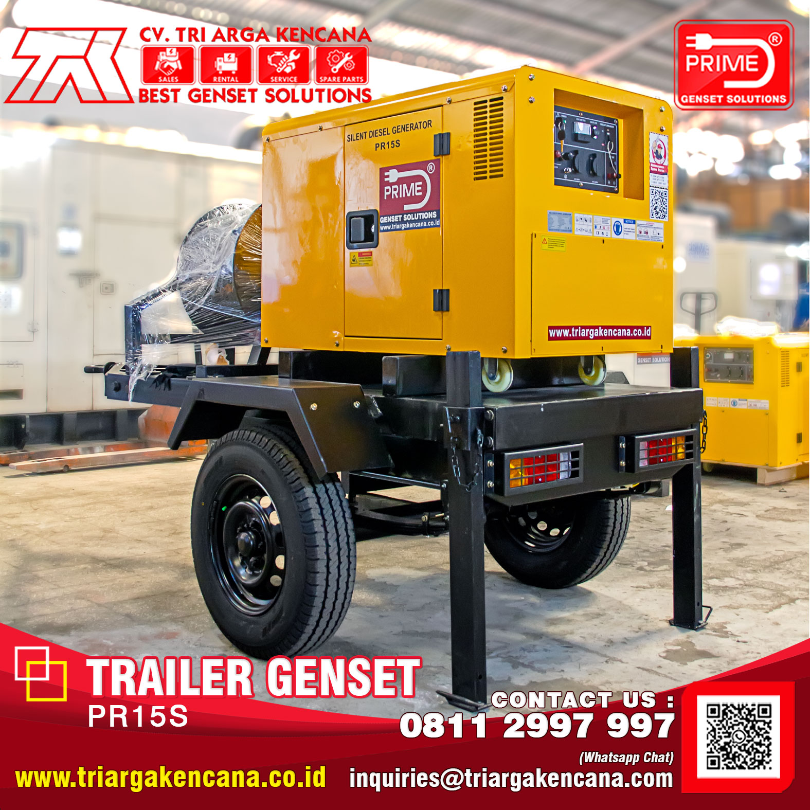 TRAILER GENSET PR15S – Solusi Daya Portabel Terbaik dari Tri Arga ...