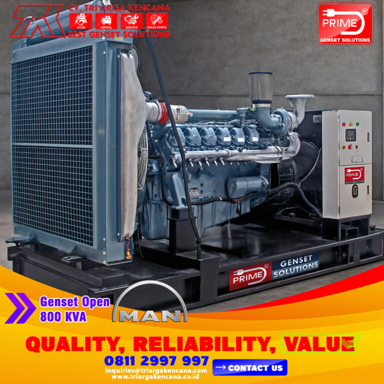 Ready Stock Genset Open MAN 800 kVA | Distributor Resmi & Harga Terbaik ...