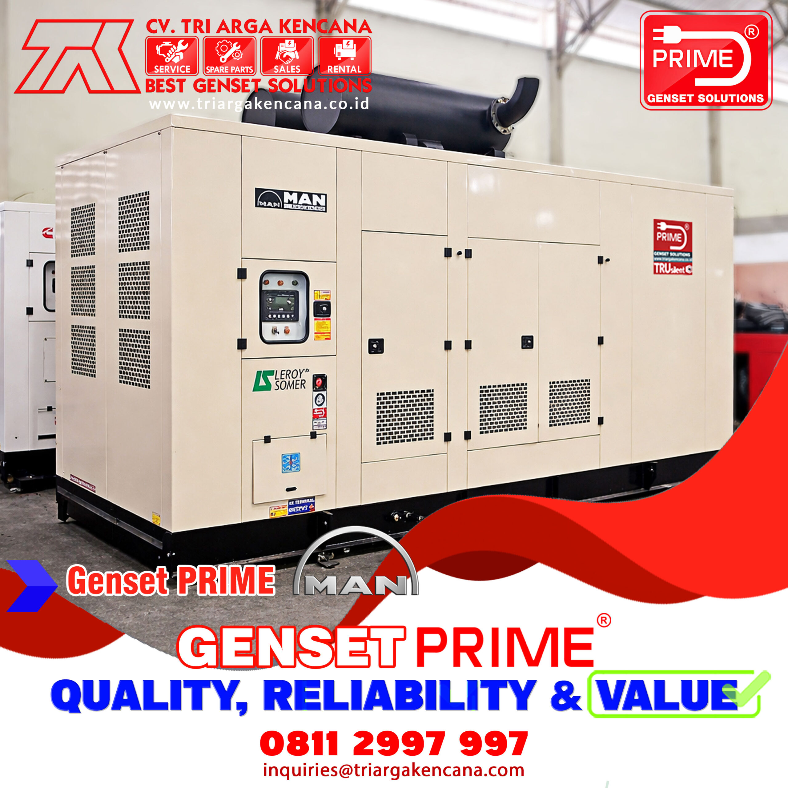Tri Arga Kencana Hadirkan Genset dengan Engine MAN Asli untuk Kinerja ...