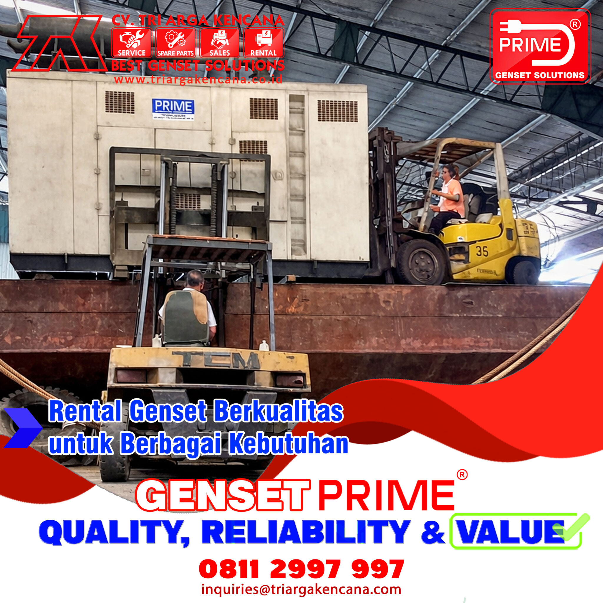 Tri Arga Kencana Menyediakan Rental Genset Berkualitas untuk Berbagai ...